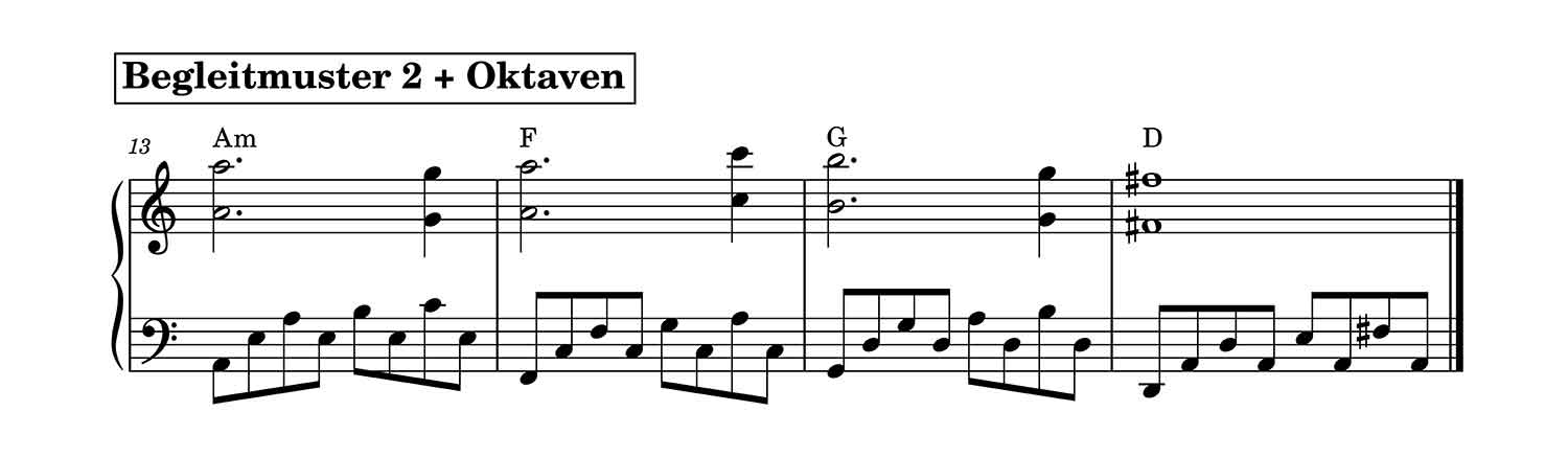 Begleitmuster Klavier - Klavier lernen mit Melanie