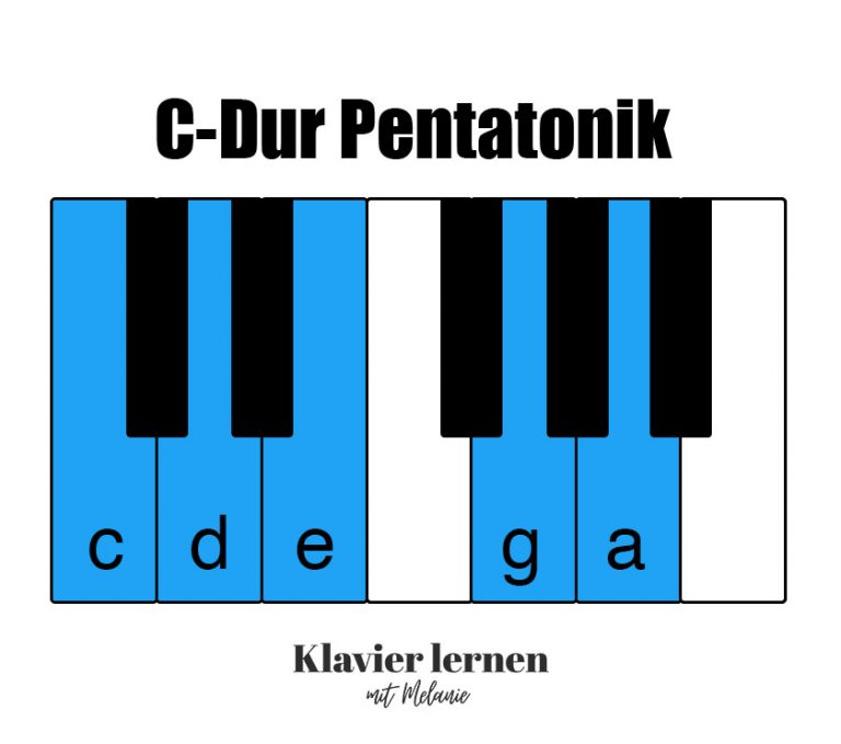 Improvisieren mit der C-Dur Pentatonik - Klavier lernen mit Melanie